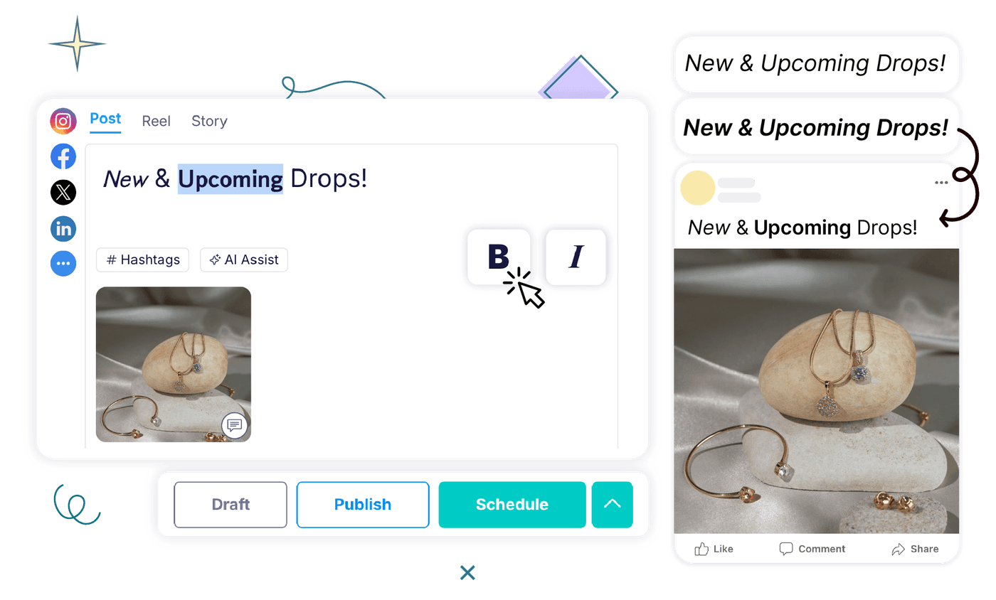 Bold & Italic Text Generator | Free Tool by Publer