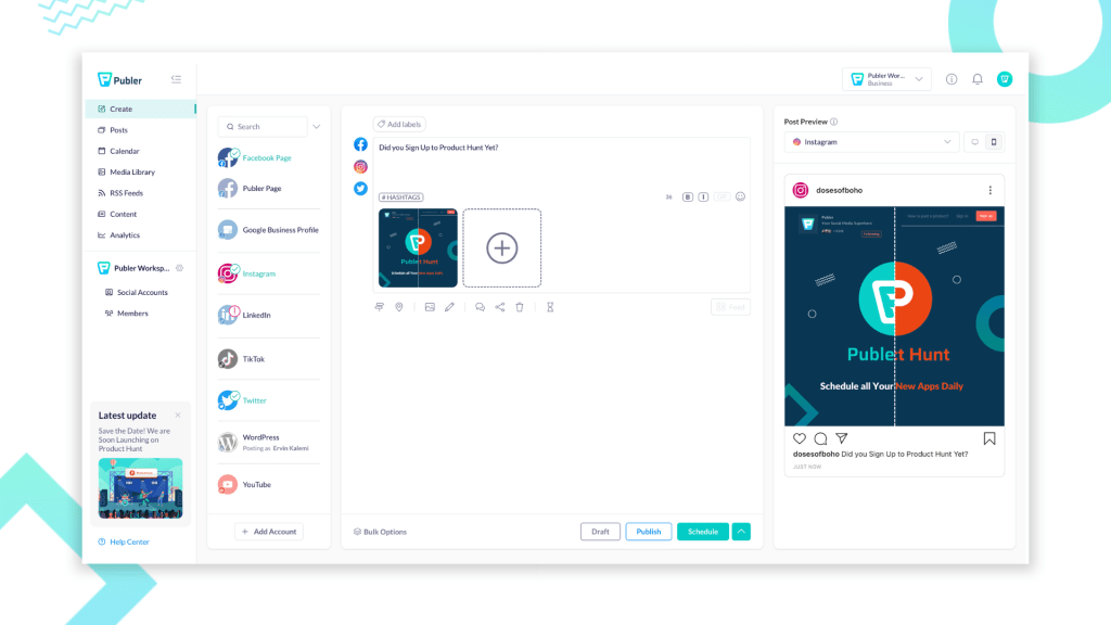 Live Preview All Your Posts Before Scheduling With Publer