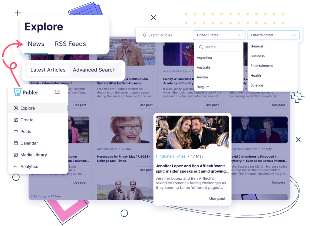 The All-New Explore Tab in Publer: Your One-Stop Shop for Content Ideas ...