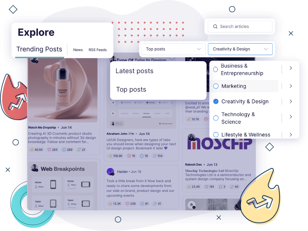 Explore Trending Posts in Publer: Discover The Latest Social Media Trends